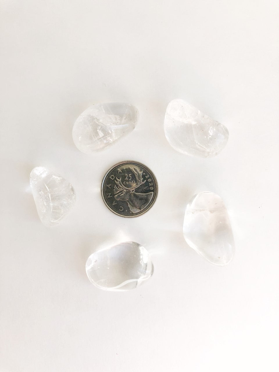 Small Clear Quartz Tumbled Stone – Sara Clarke Designs